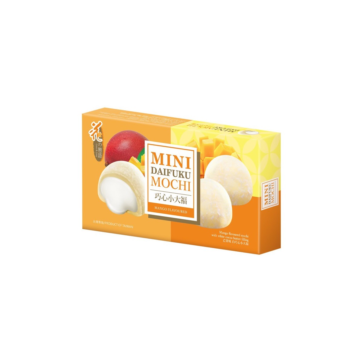 Daifuku mini mochi à la mangue 80gr