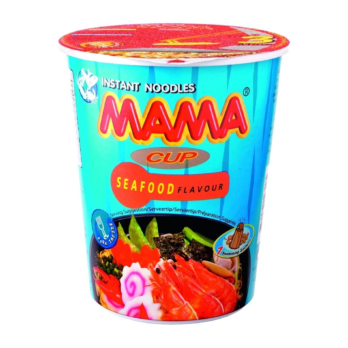 Mama cup instant noedels met zeevruchten 70gr