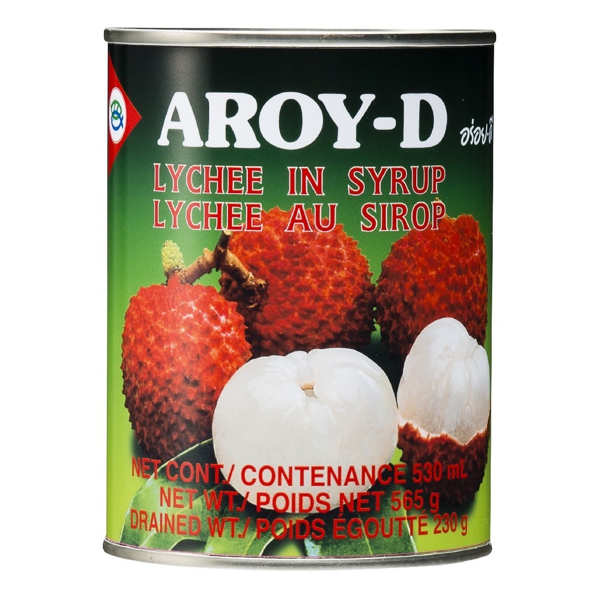 Aroy-D lychee in sirup 565gr