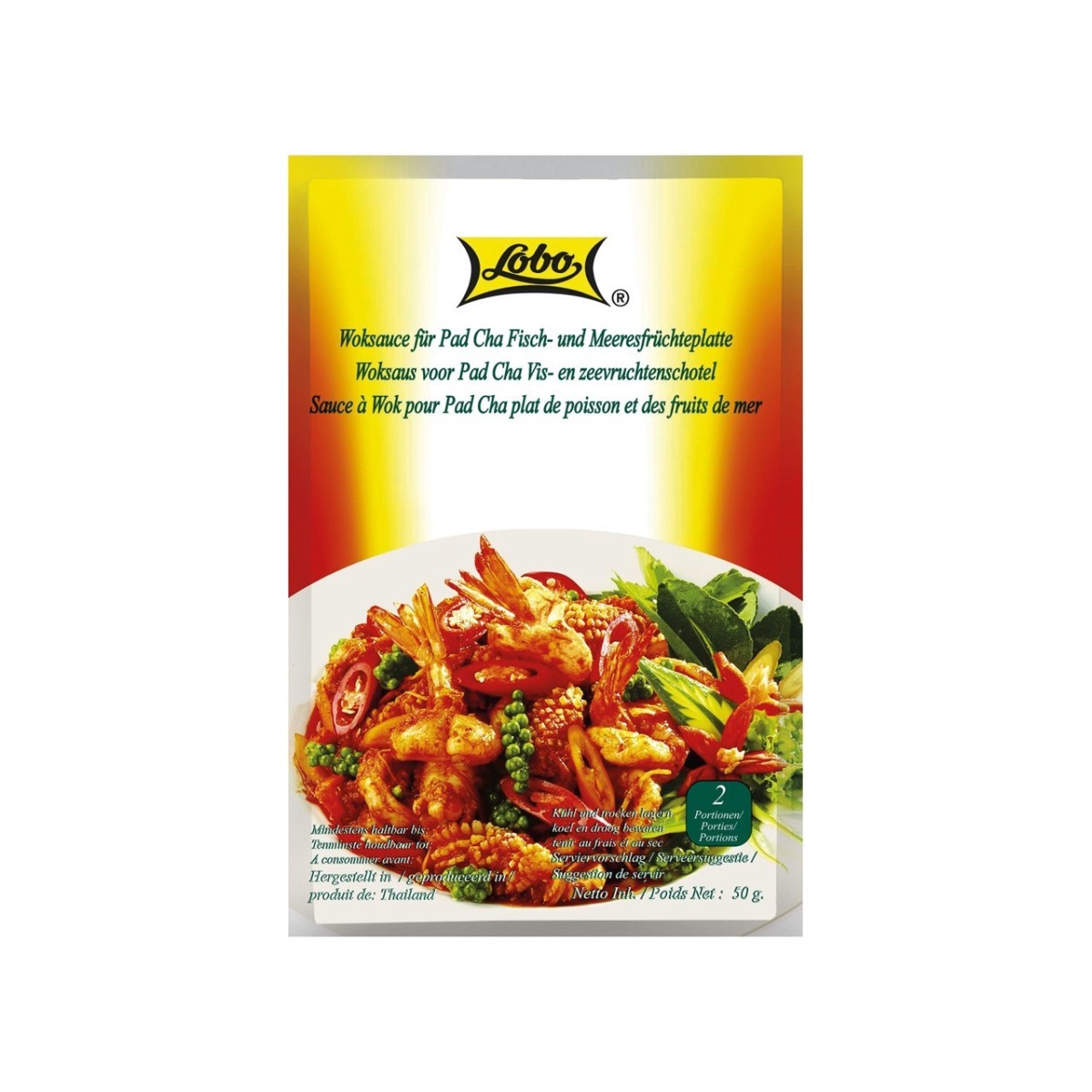 Lobo sauce wok pour plats de poisson pad cha 50gr