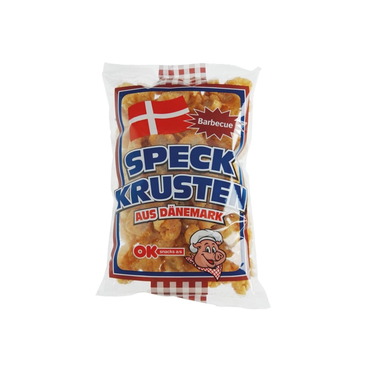 OK Snacks chips barbecue au bacon 150gr