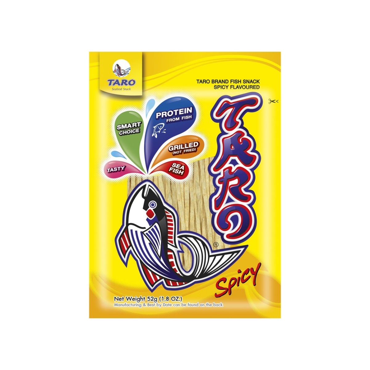 Taro snack de poisson épicé 52gr