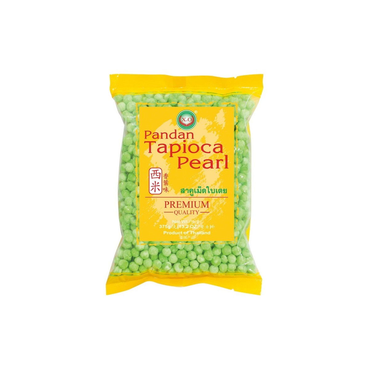 XO pandan tapioca pearls 375gr