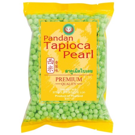 XO pandan tapioca pearls 375gr