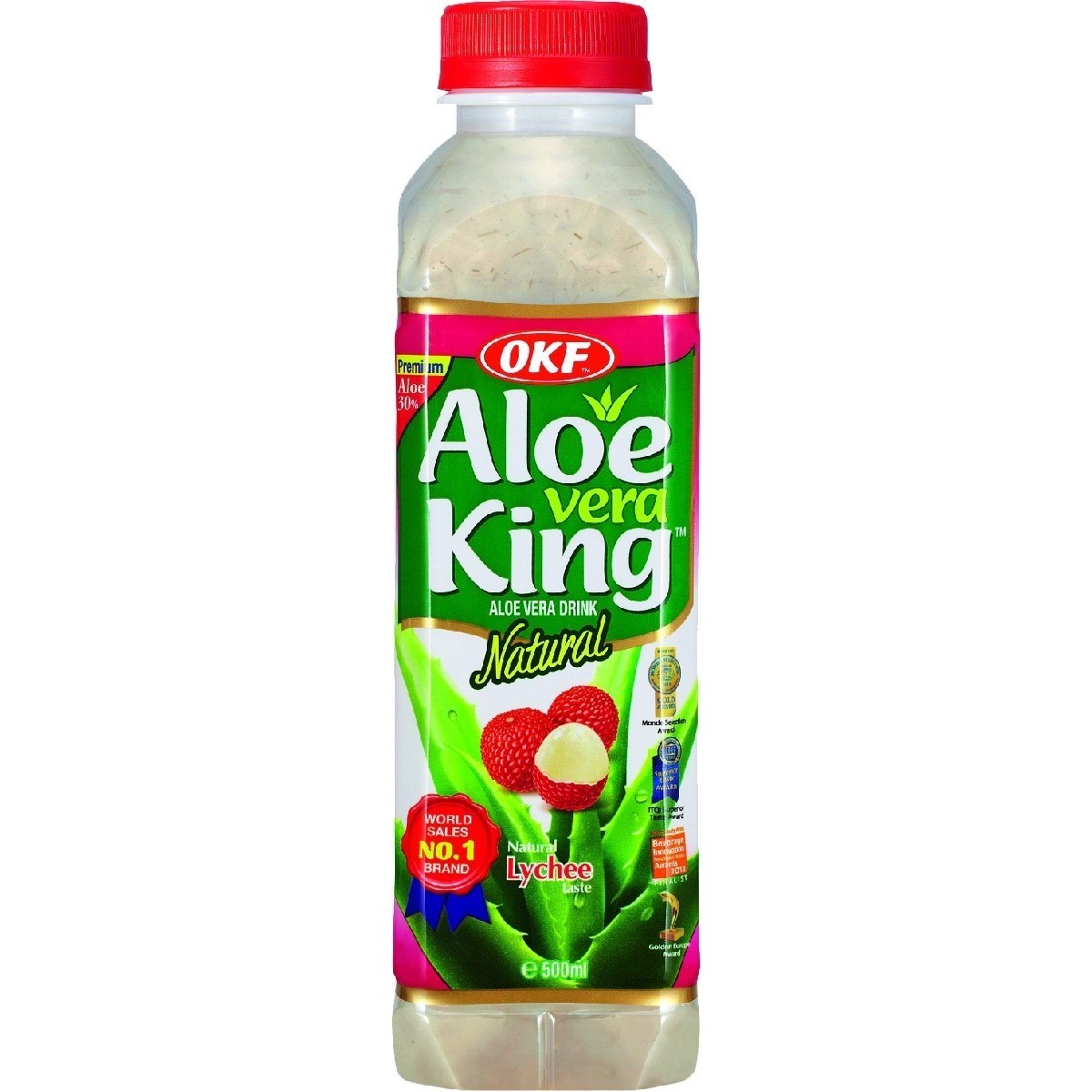 OKF aloe vera drink with lychee 500ml