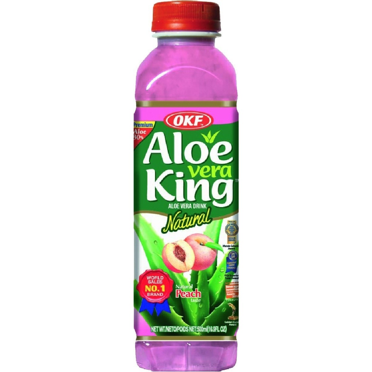 OKF boisson aloe vera à la pêche 500ml