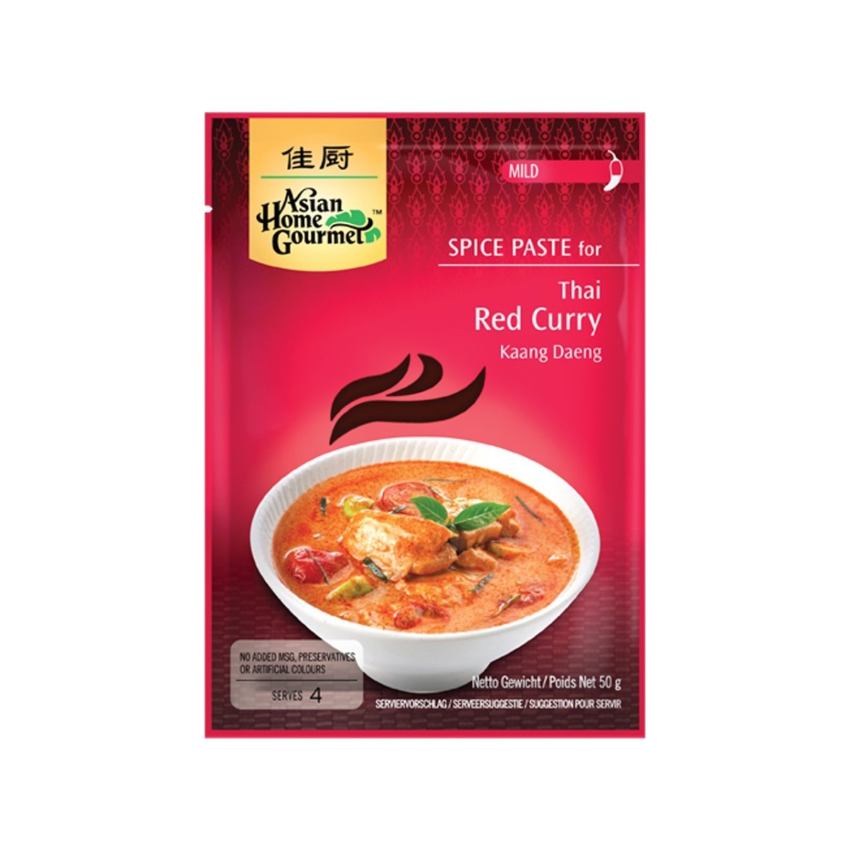AHG pâte de curry rouge kaang daeng 50gr