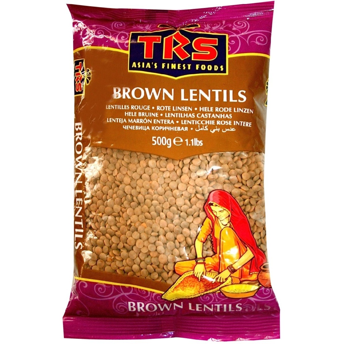 TRS bruine linzen 500gr