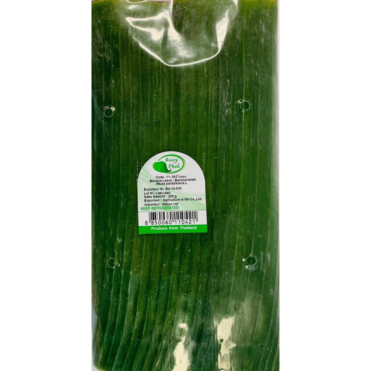 Frische Bananenblätter 200gr