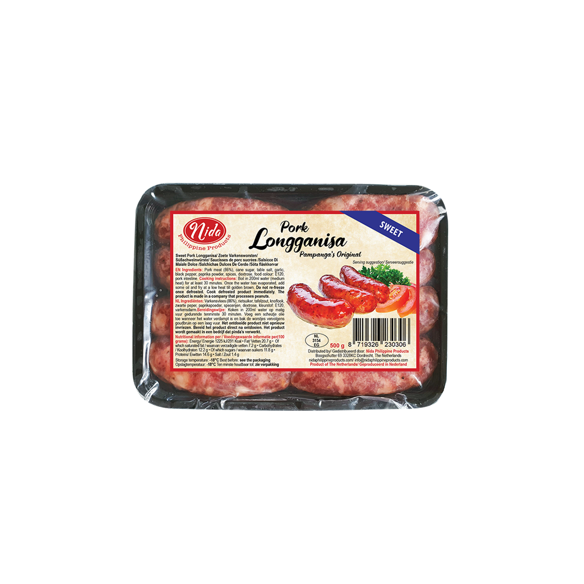 Nida longganisa 500gr