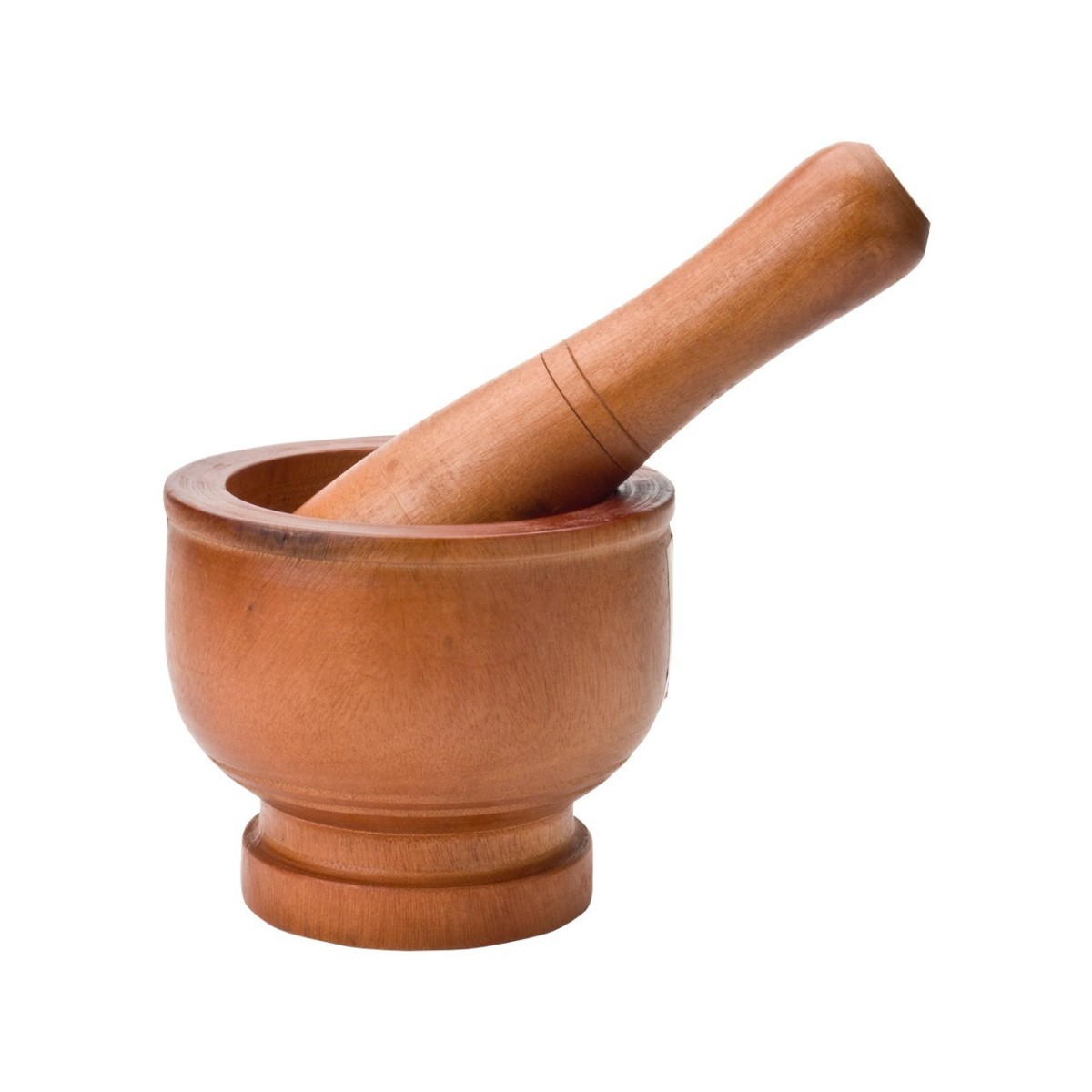 HS wooden mortar and pestle