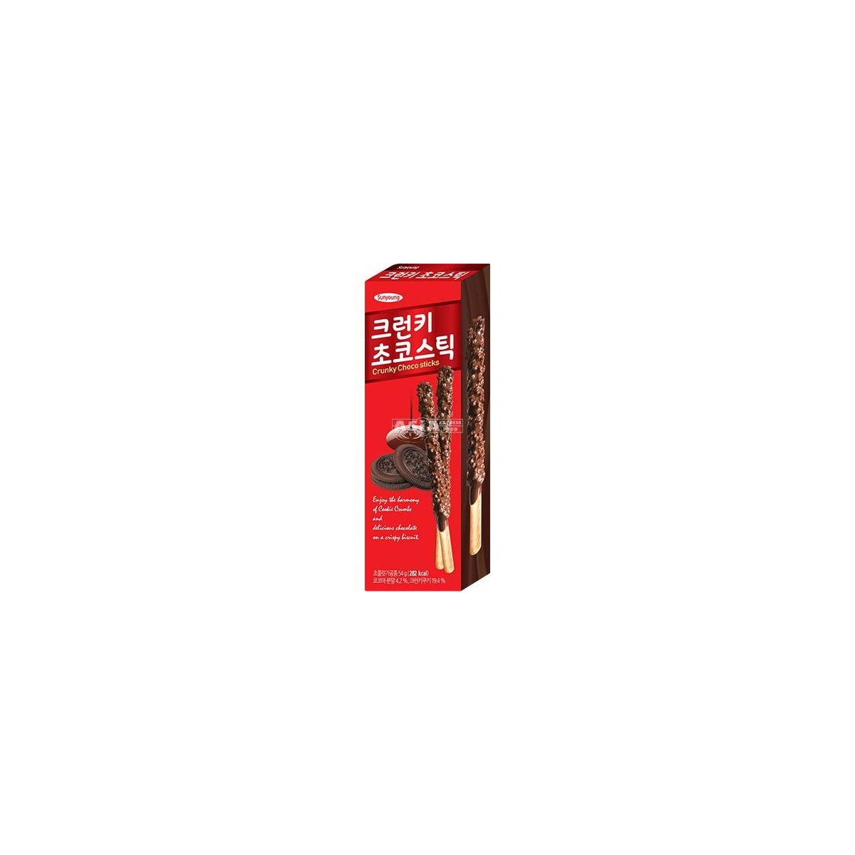 Sunyoung crunchy chocolate sticks 54gr