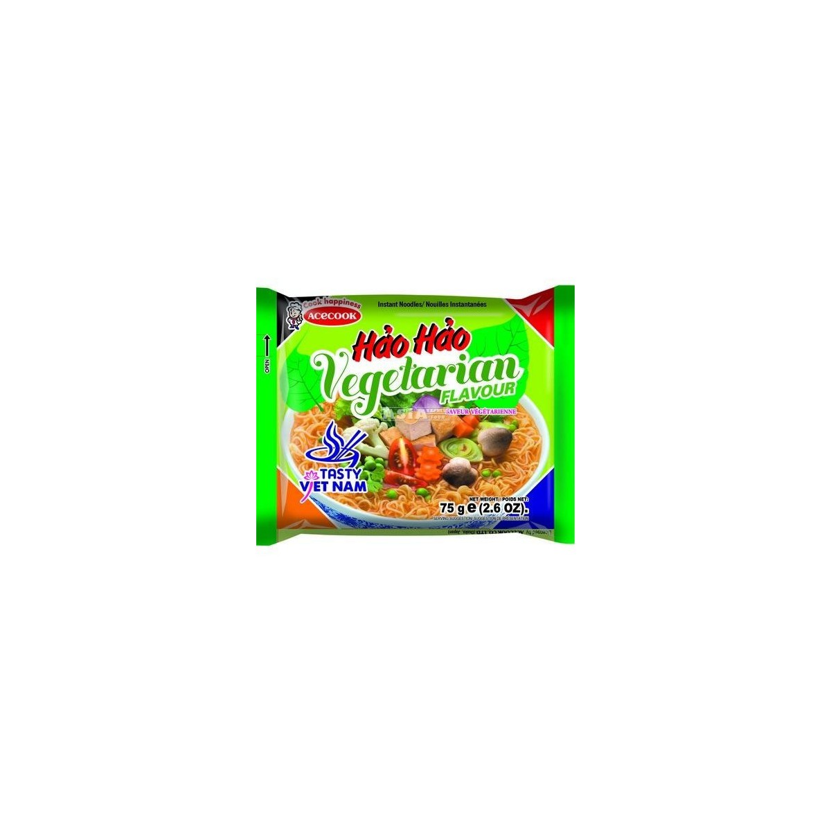 Acecook Hao Hao vegetarian instant noodles 75gr