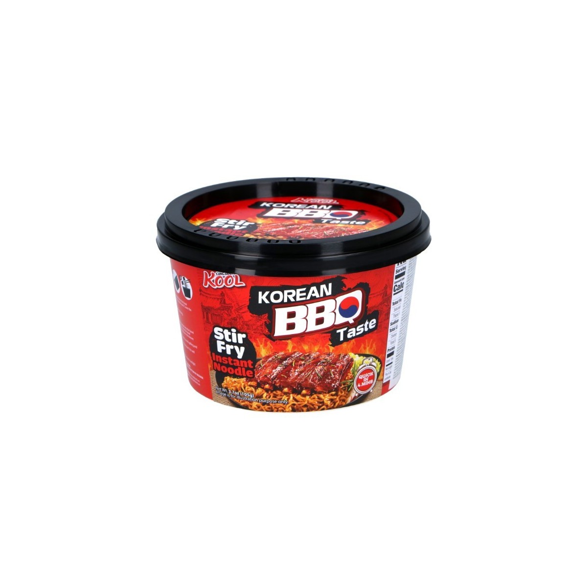 Kool cung dinh bowl instant korean barbecue noodles 105gr