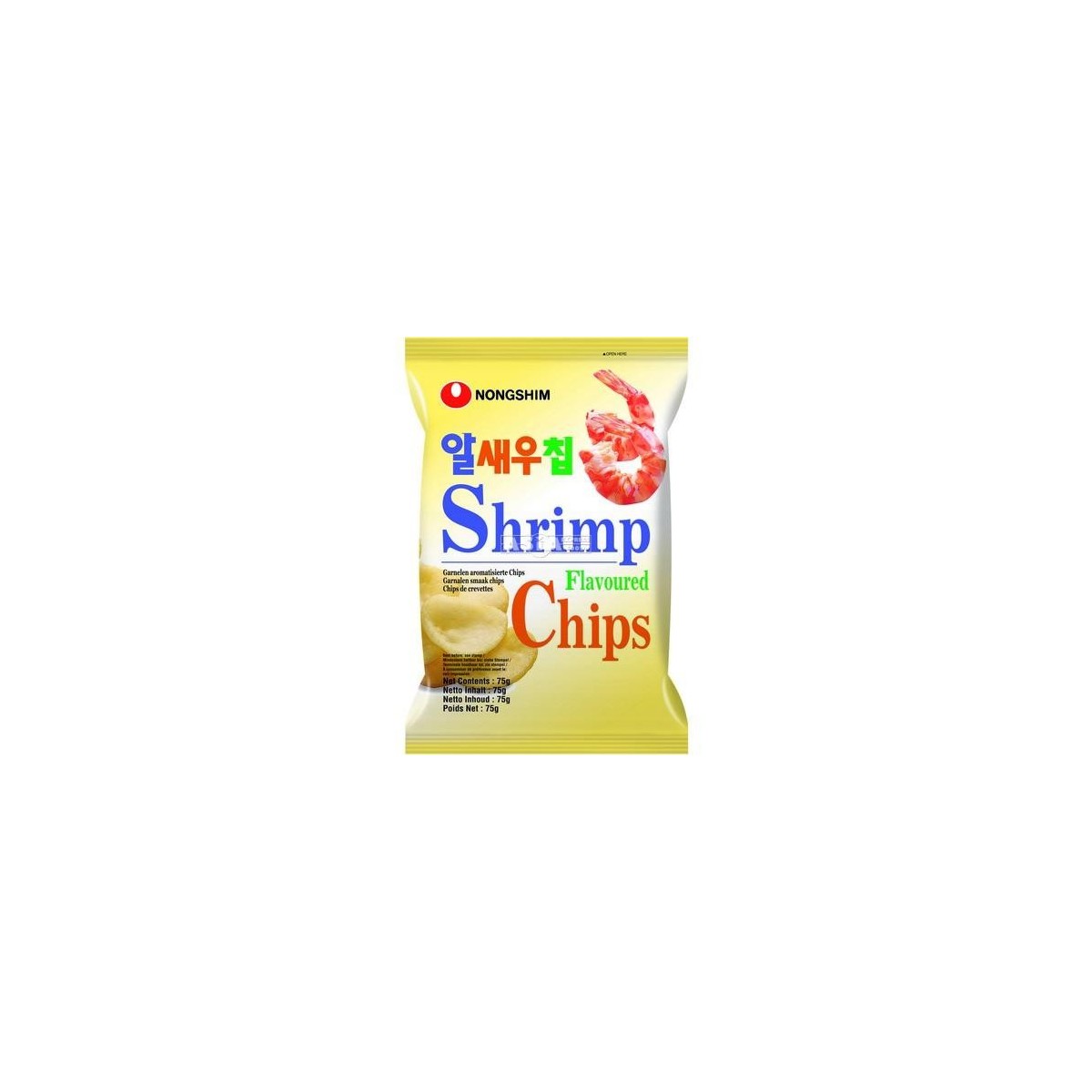 Nongshim shrimp chips 75gr